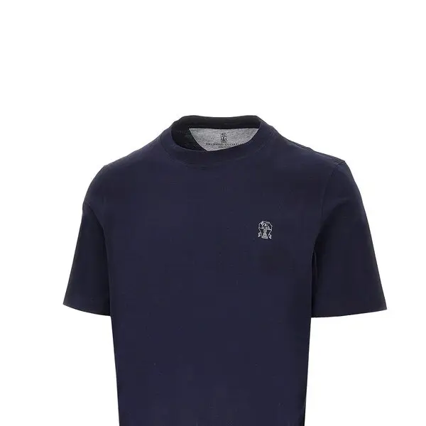 Brunello Cucinelli Jerey T-hirt With Logo