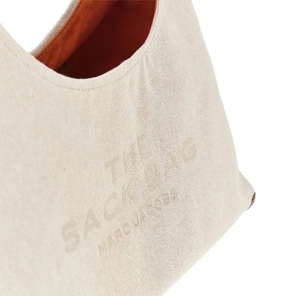Marc Jacobs Sack Bag Canvas Shoulder Bag - Beige