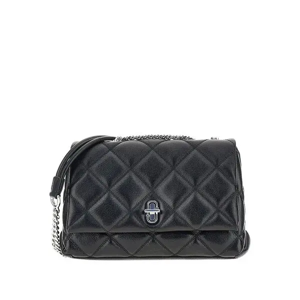 Marc Jacobs Quilted Leather Small 'dual' Bag - Black