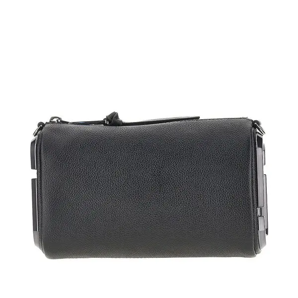 Marc Jacobs The Snapshot' Grained Leather Shoulder Bag - Black