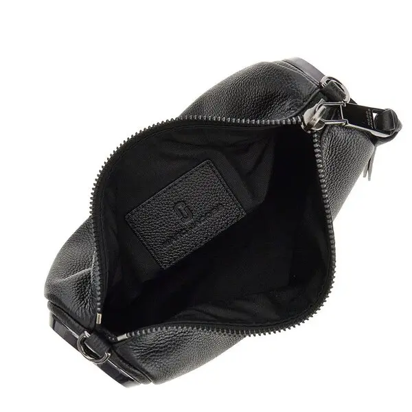 Marc Jacobs Snapshot Grained Leather Shoulder Bag - Black