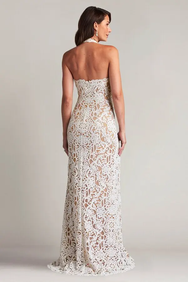 Tadashi Shoji Elanor Gown - Ivory/venice