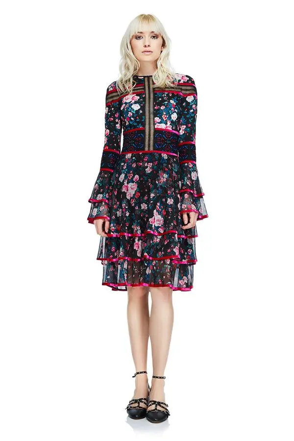 Tadashi Shoji Lenoir Dress - Black