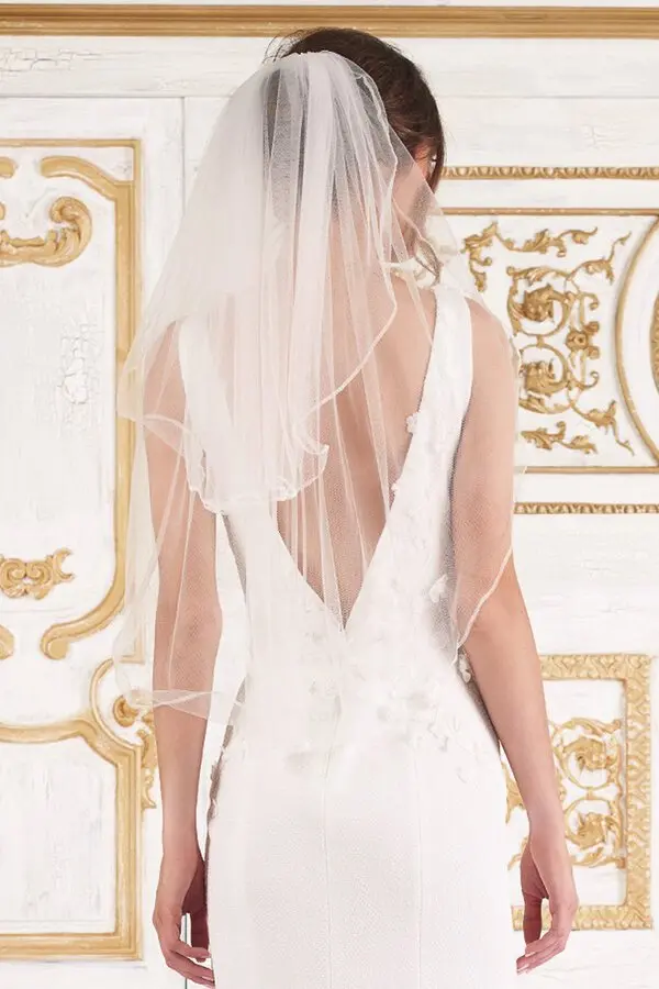 Tadashi Shoji Violetta Blusher Veil