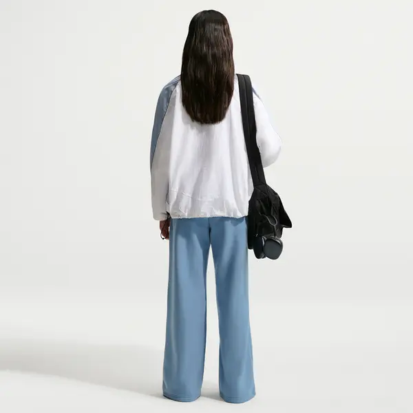 Nike Studio Fleece Mid-rise Wide-leg Pants