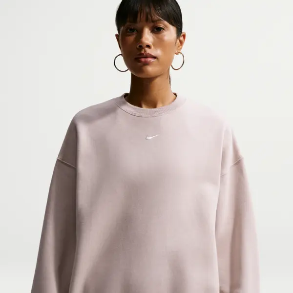 Nike Studio Fleece Medium Weight Oversized Crew