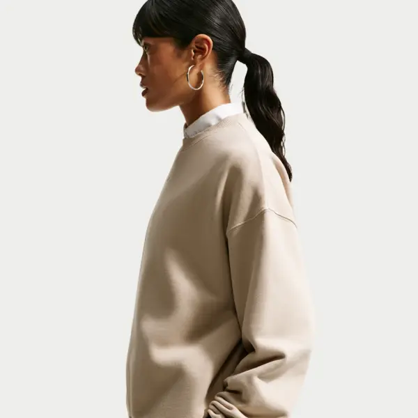 Nike Studio Fleece Oversized Crew