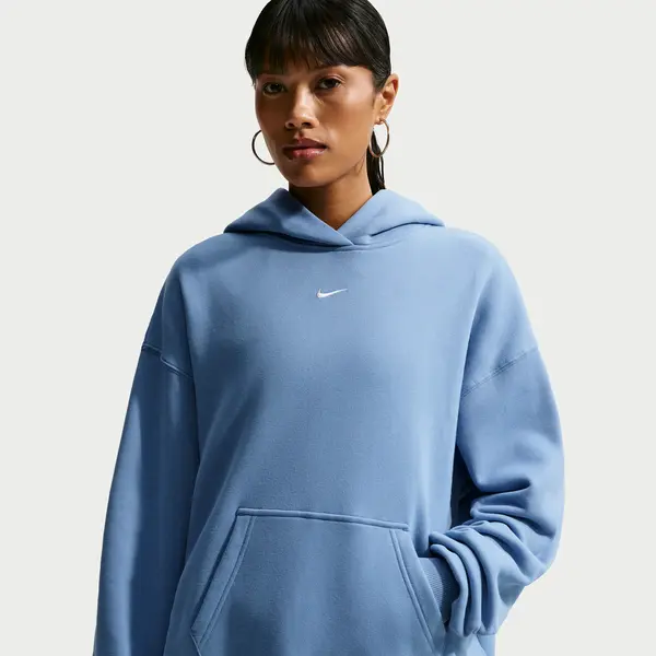Nike Studio Fleece Medium Weight Oversized Pullover Hoodie
