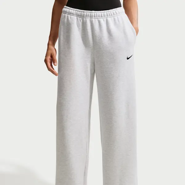 Nike Studio Fleece Mid-rise Wide-leg Pants
