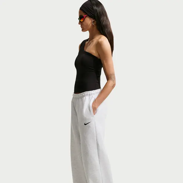 Nike Studio Fleece Mid-rise Wide-leg Pants