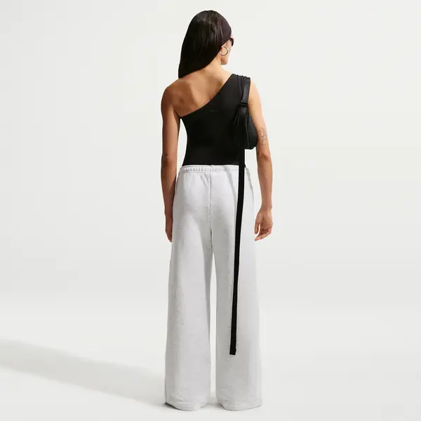Nike Studio Fleece Mid-rise Wide-leg Pants