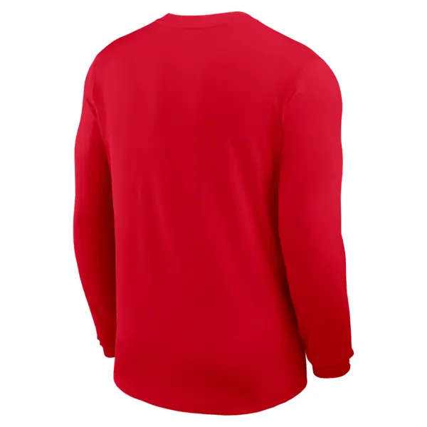 Nike Ohio State Sideline Coach Dri-fit Top - Red