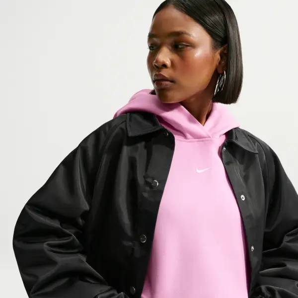 Nike Studio Fleece Medium Weight Oversized Pullover Hoodie