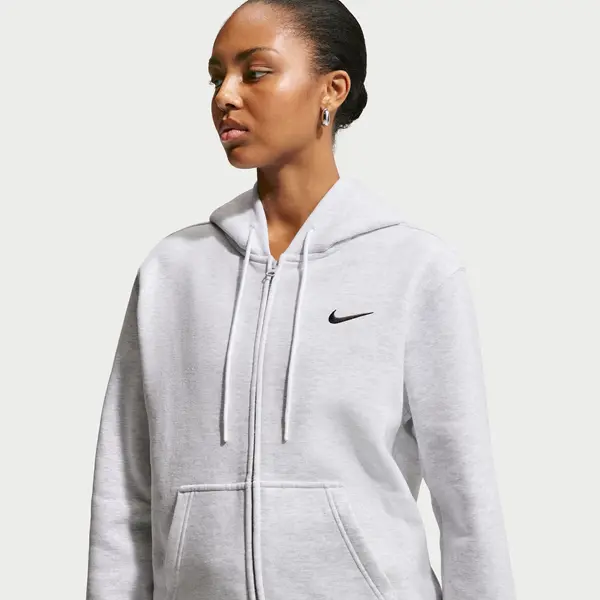 Nike Studio Fleece Medium Weight Full-zip Hoodie - Brown