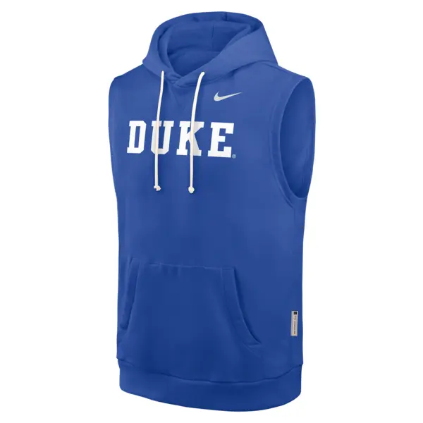 Nike Duke Devils Dri-fit Sleeveless Hoodie - Blue