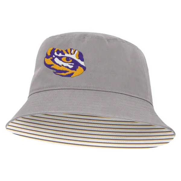 Nike Lsu Primetime Apex College Bucket Hat - Grey