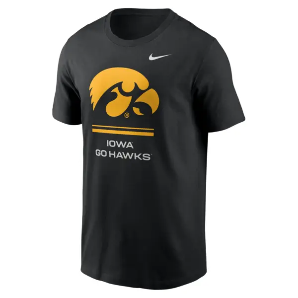 Nike Iowa Sideline Dri-fit College T-shirt - Black