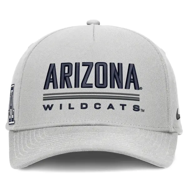 Nike Arizona Sideline Practice Rise Dri-fit College Adjustable Hat - Grey