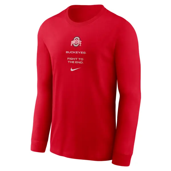 Nike Ohio State Long-sleeve T-shirt - Red