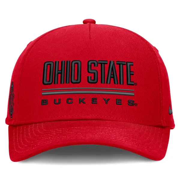 Nike Ohio State Sideline Practice Rise Dri-fit College Adjustable Hat