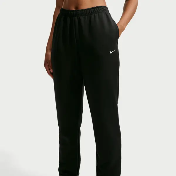 Nike Studio Fleece Sport Dri-fit Mid-rise Pants - Black