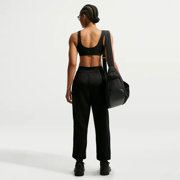 Nike Studio Fleece Sport Dri-fit Mid-rise Pants - Black
