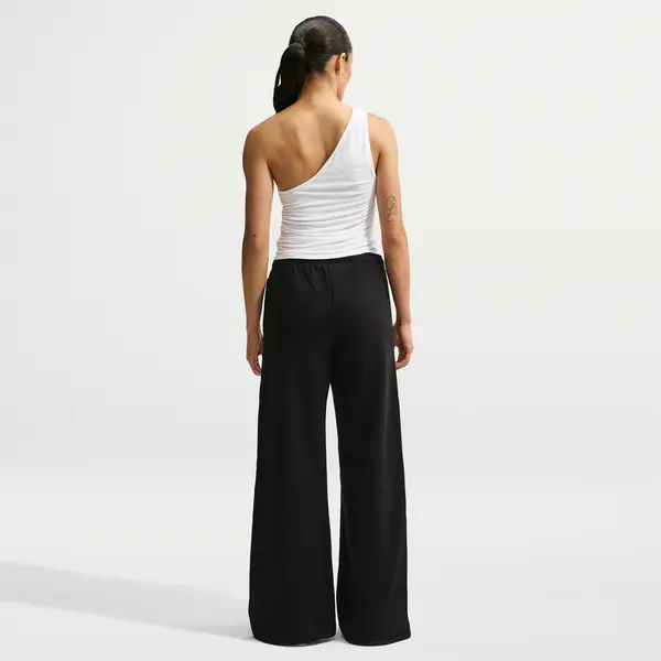 Nike Studio Fleece Mid-rise Wide-leg Pants