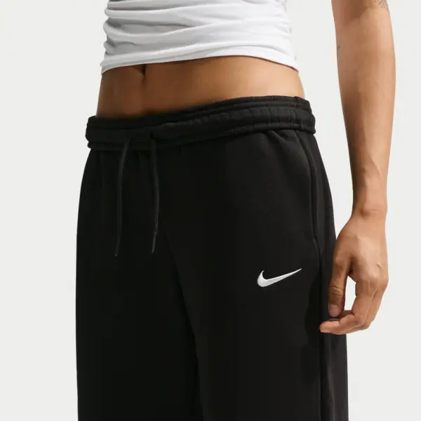 Nike Studio Fleece Mid-rise Wide-leg Pants