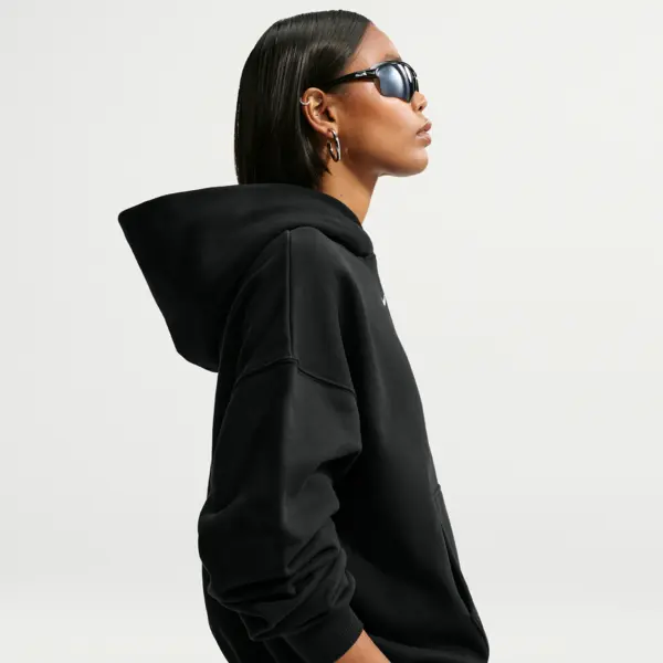 Nike Studio Fleece Medium Weight Oversized Pullover Hoodie