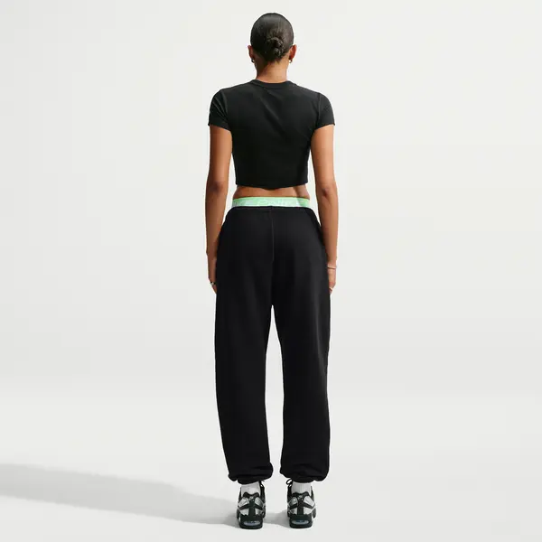 Nike Studio Fleece High-rise Oversized Cuffed Pants