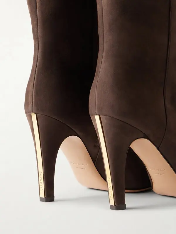 FERRAGAMO Nylu 95 Nubuck Knee-high Boots