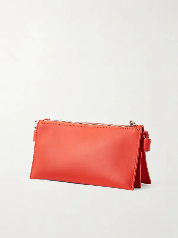 Loewe Joya Embellished Leather Shoulder Bag - Orange
