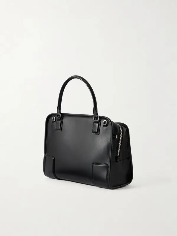 Loewe Amazona 180 Medium Leather Shoulder Bag - Black