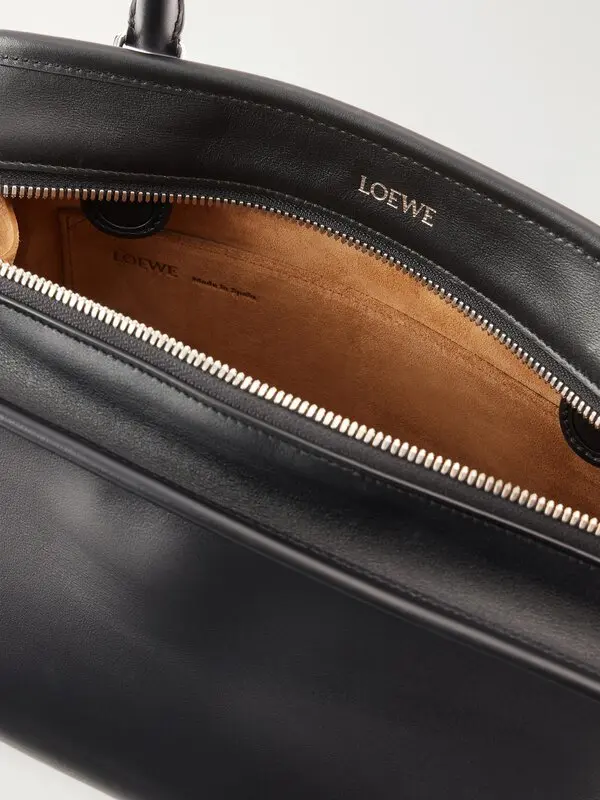 Loewe Amazona 180 Medium Leather Shoulder Bag - Black