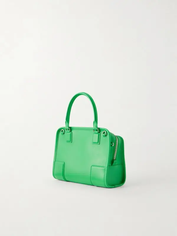Loewe Amazona 180 Small Leather Shoulder Bag - Green