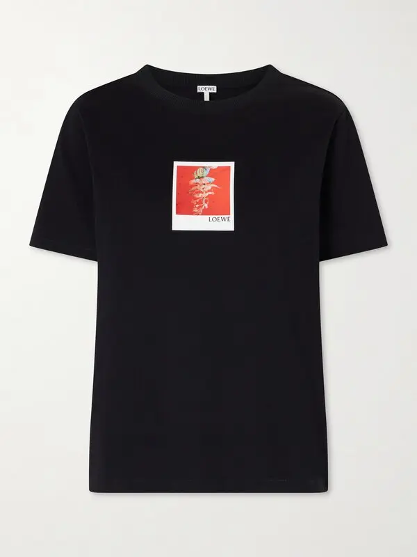 Loewe Appliquéd Cotton-jersey T-shirt