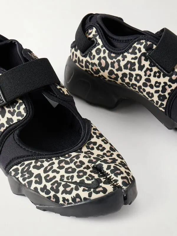 Nike Rift "leopard" Split-toe Sneakers - Black