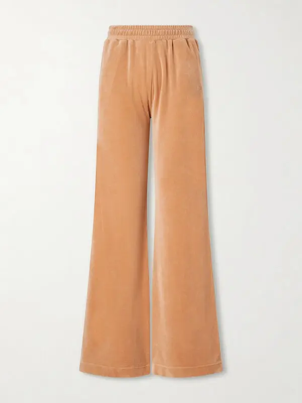 Chloé Wide-leg Velvet Pants