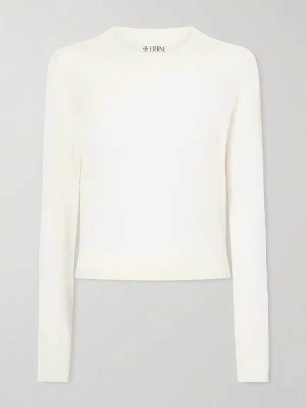 Eterne Francis Cashmere Cropped Sweater