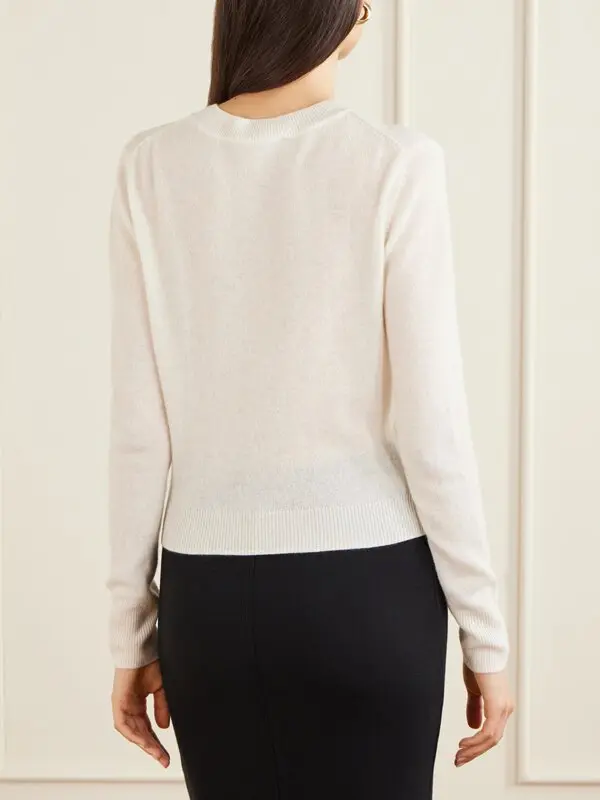 Eterne Francis Cashmere Cropped Sweater