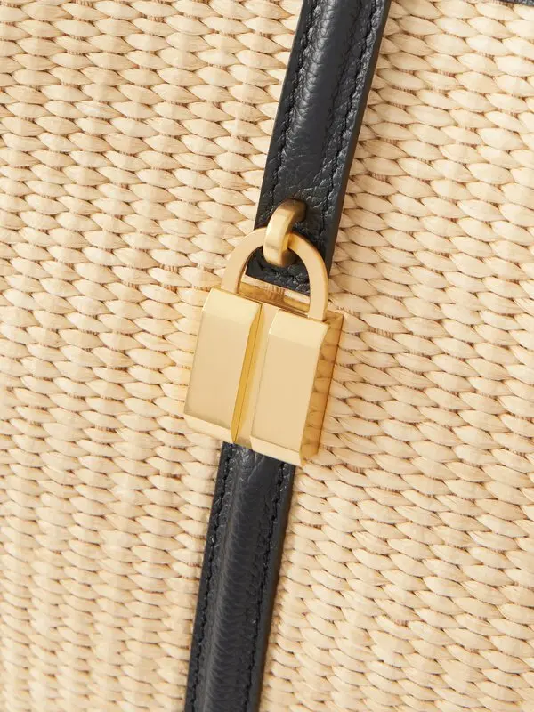 DEMELLIER The Siena Raffia Shoulder Bag - Neutrals