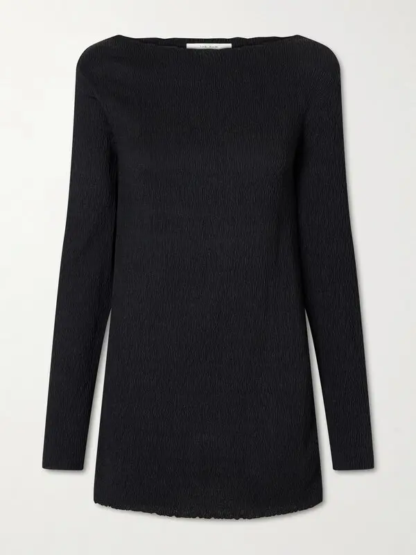 THE ROW Ozma Pleated Silk Top