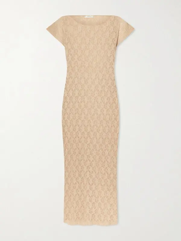 THE ROW Koria Lace Midi Dress