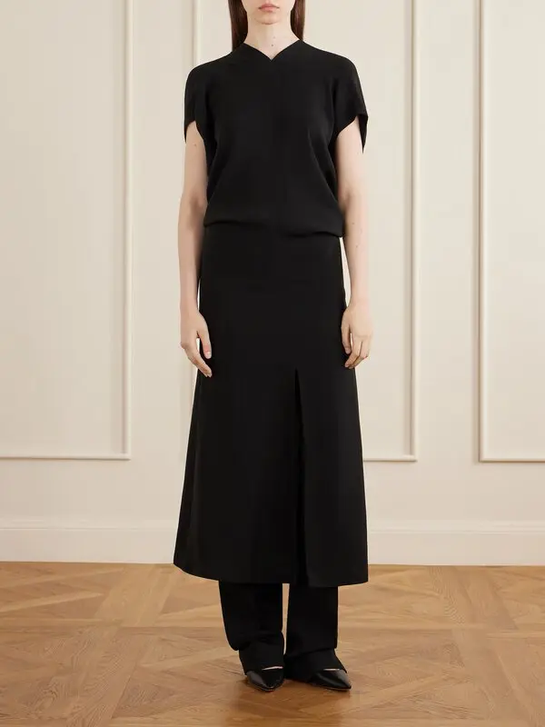 THE ROW Jeyra Silk Midi Dress
