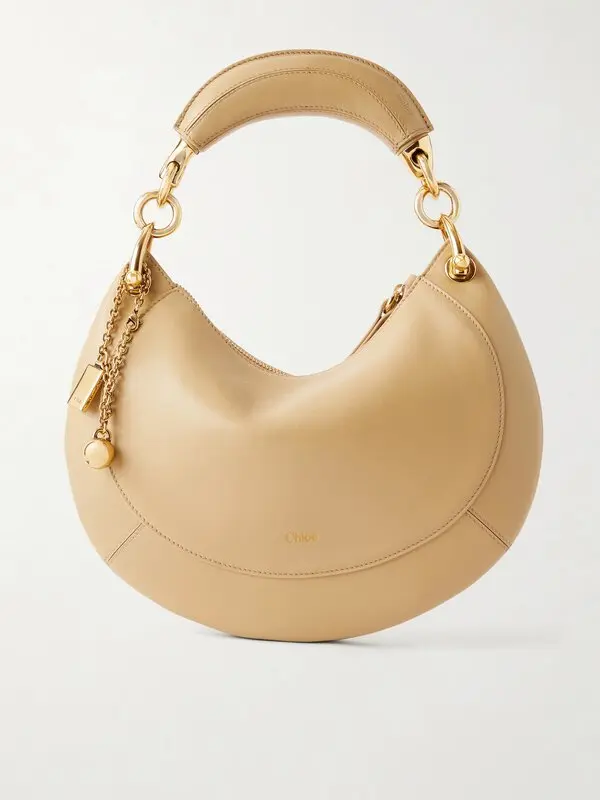 Chloé Banana Leather Shoulder Bag - Neutrals