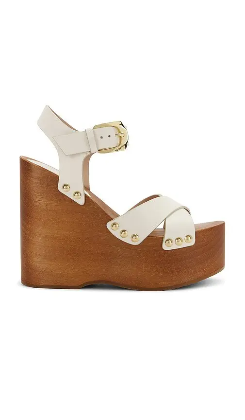 STUART WEITZMAN Kate Clog Sandal - Cream