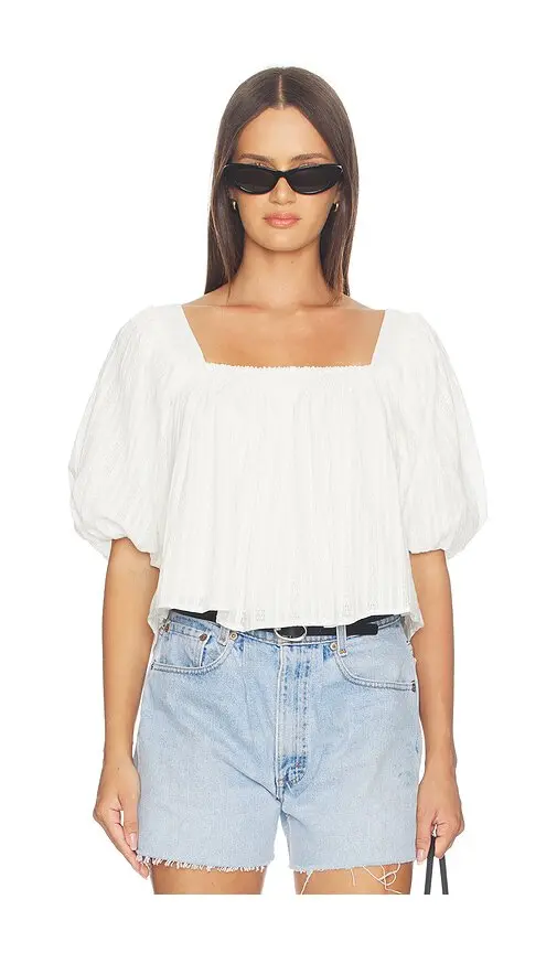 MORE TO COME Janitra Top - White