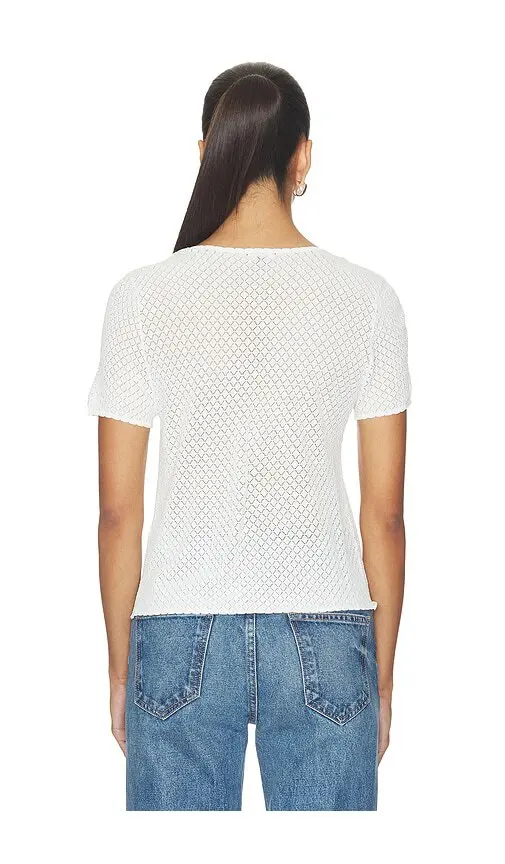 Rails Nina Short Sleeve Knit Top