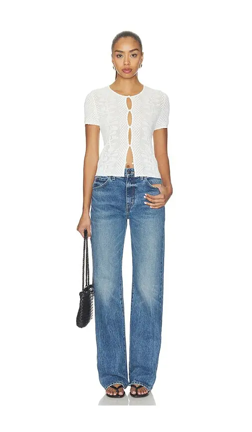 Rails Nina Short Sleeve Knit Top