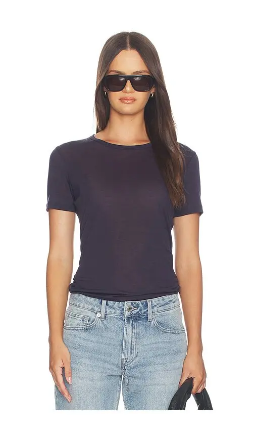 ANINE BING Sylvie Tee - Midnight Blue
